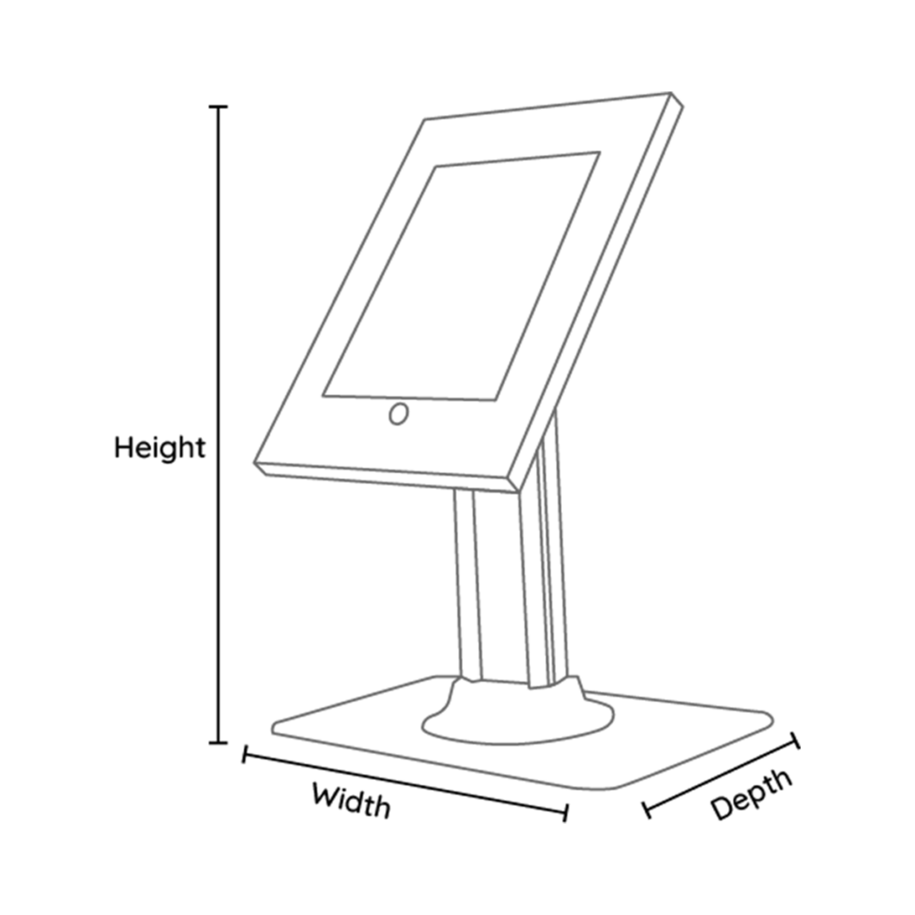 iPad Kiosk Counter Top — Tablet Display Stands