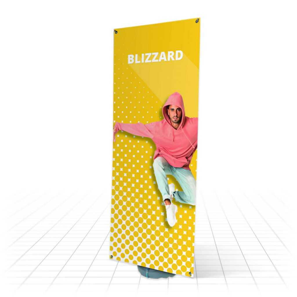 Blizzard — Outdoor Banner Stands